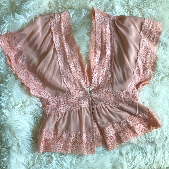 Tops | Soft Pink Satin Top | Poshmark